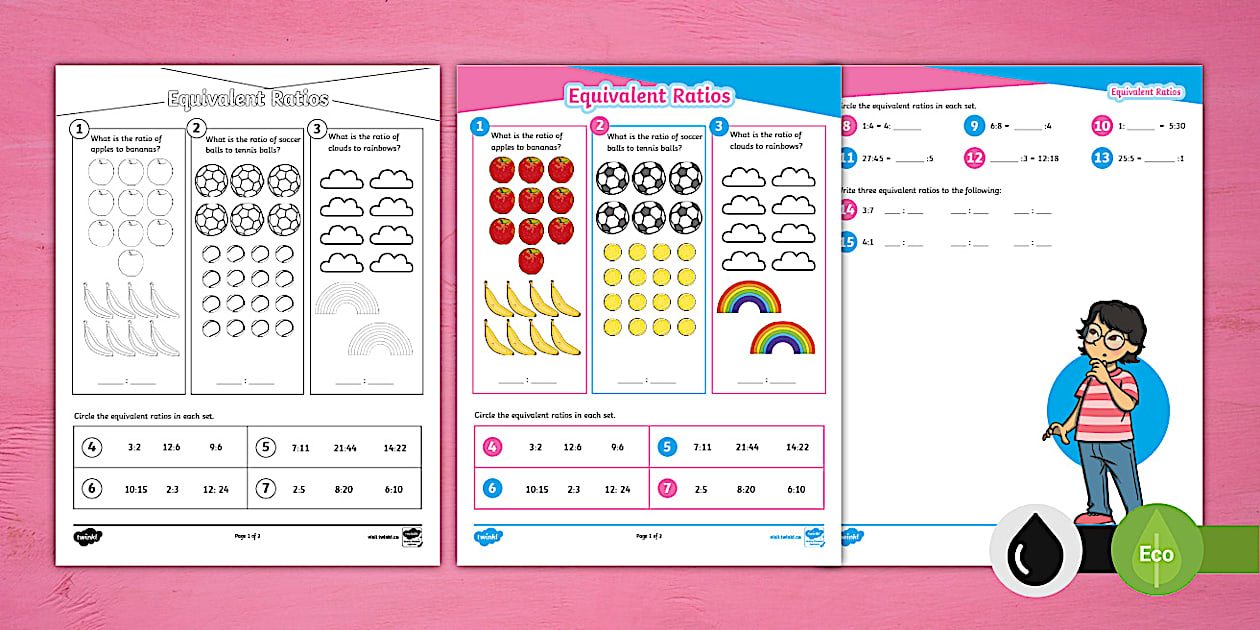 Equivalent Ratios Activity (Teacher-Made) - Twinkl