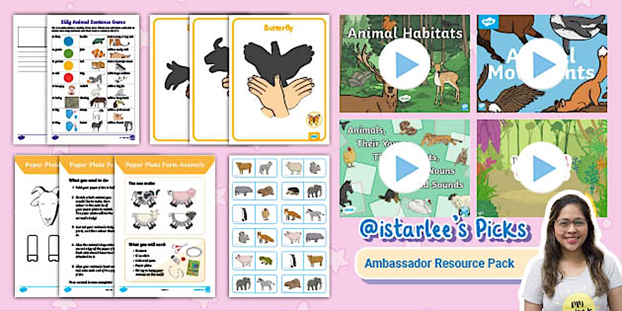 FREE! - Kinder 2 Animals Activity Pack - Preschool - Twinkl