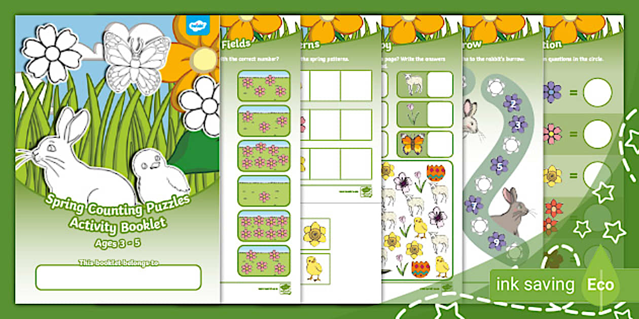 👉 Spring-Themed Maths Booklet (teacher made) - Twinkl