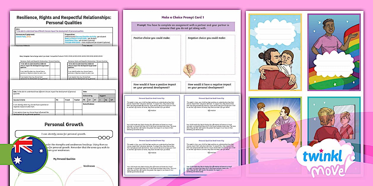 Year 5 RRRR Personal Qualities Lesson Pack