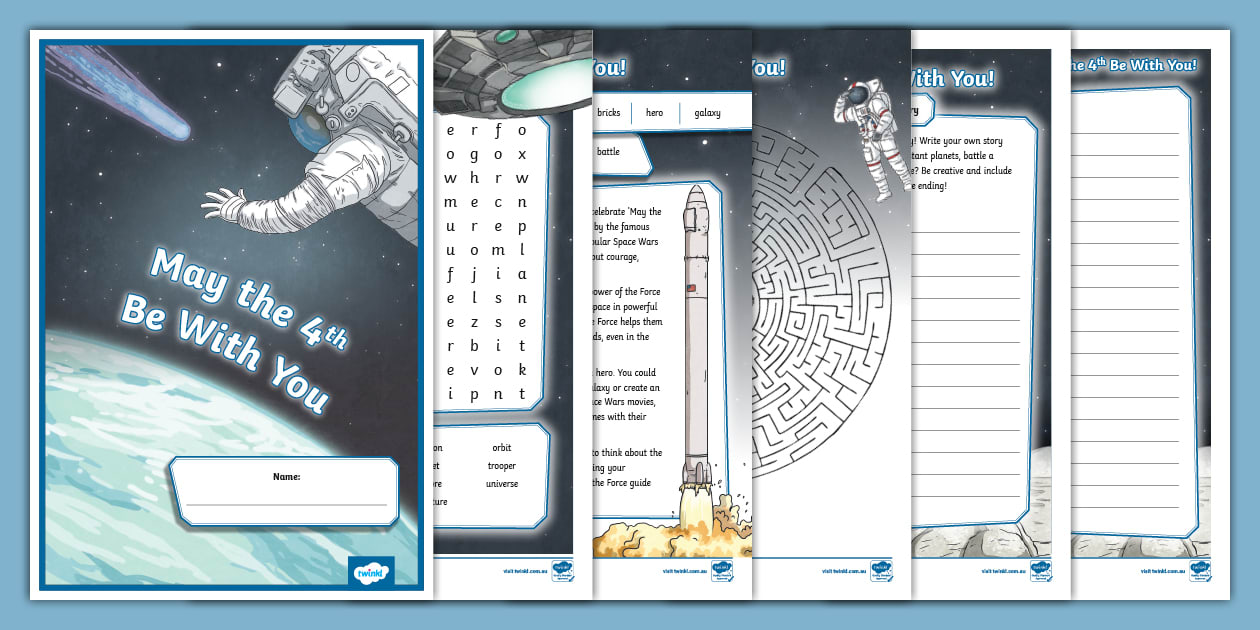 May the 4th Be With You Activity Booklet (Teacher-Made)