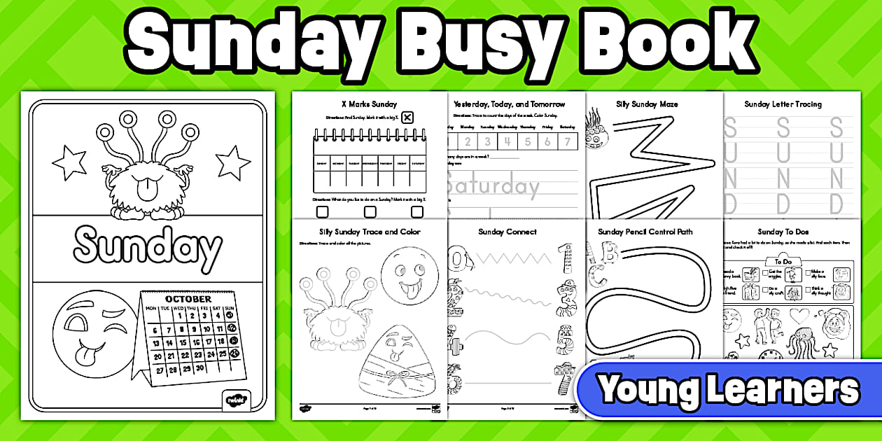 Sunday Busy Book