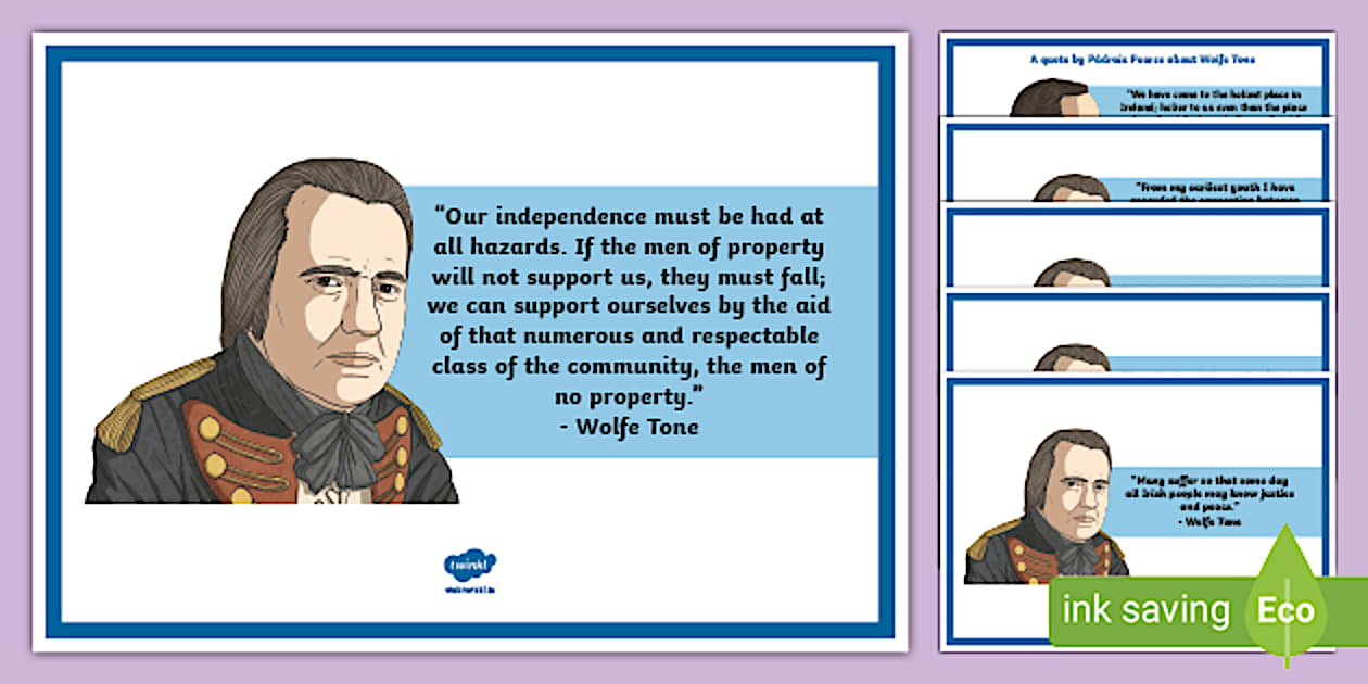 Wolfe Tone Quotes Card Pack