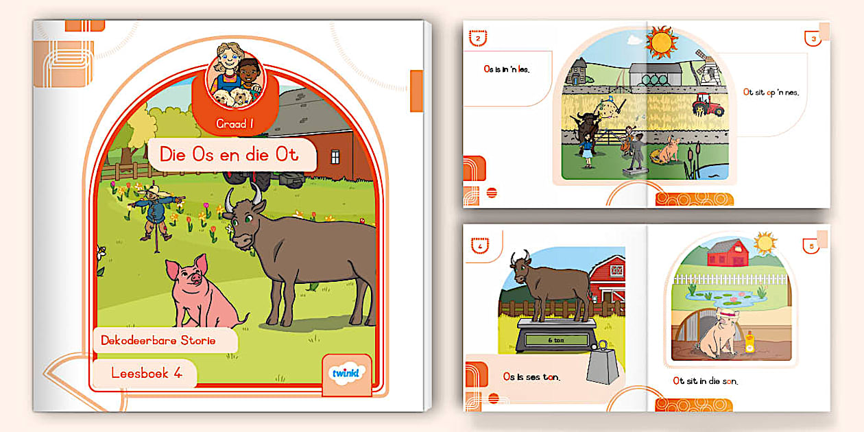 Graad 1 Klanke eBoek o, l (Teacher-Made) - Twinkl