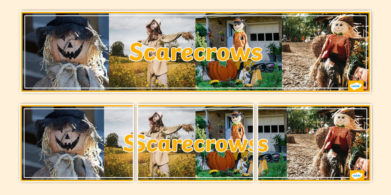 Scarecrow Photo Display Banner - Twinkl Display - Twinkl