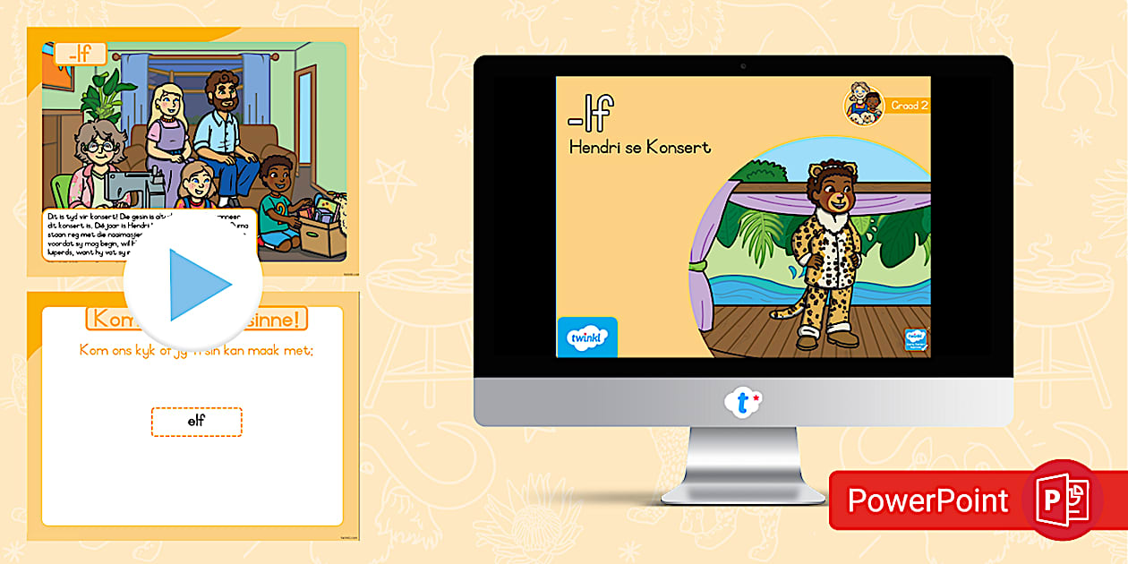 Graad 2: Klanke PowerPoint -lf (teacher made) - Twinkl