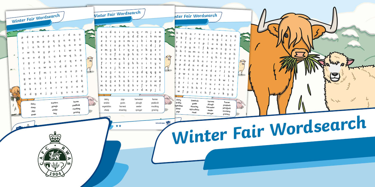 Winter Fair: Differentiated Wordsearches