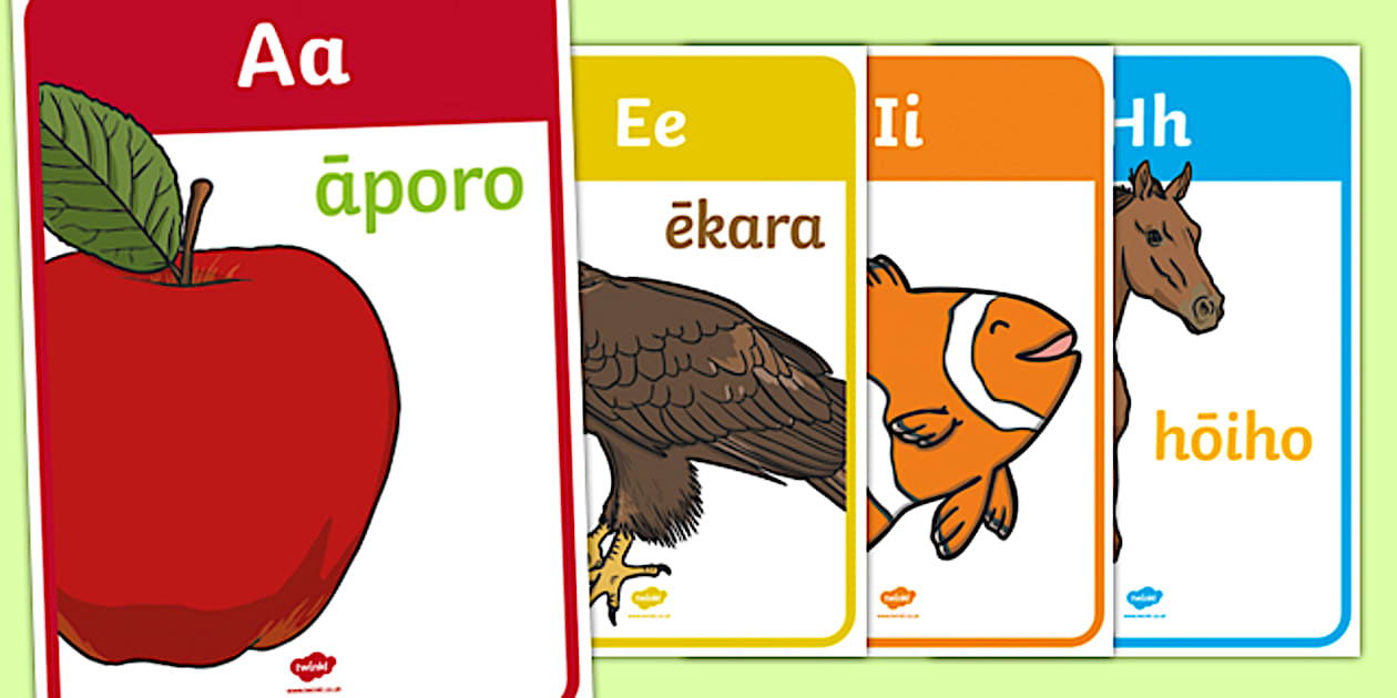 Māori Alphabet Poster | Te Reo Māori Resources | Twinkl