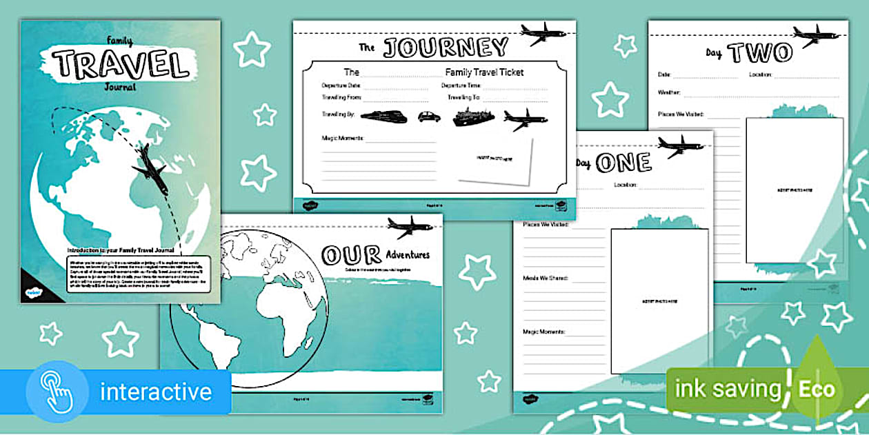 FREE! - Family Travel Journal (teacher made) - Twinkl