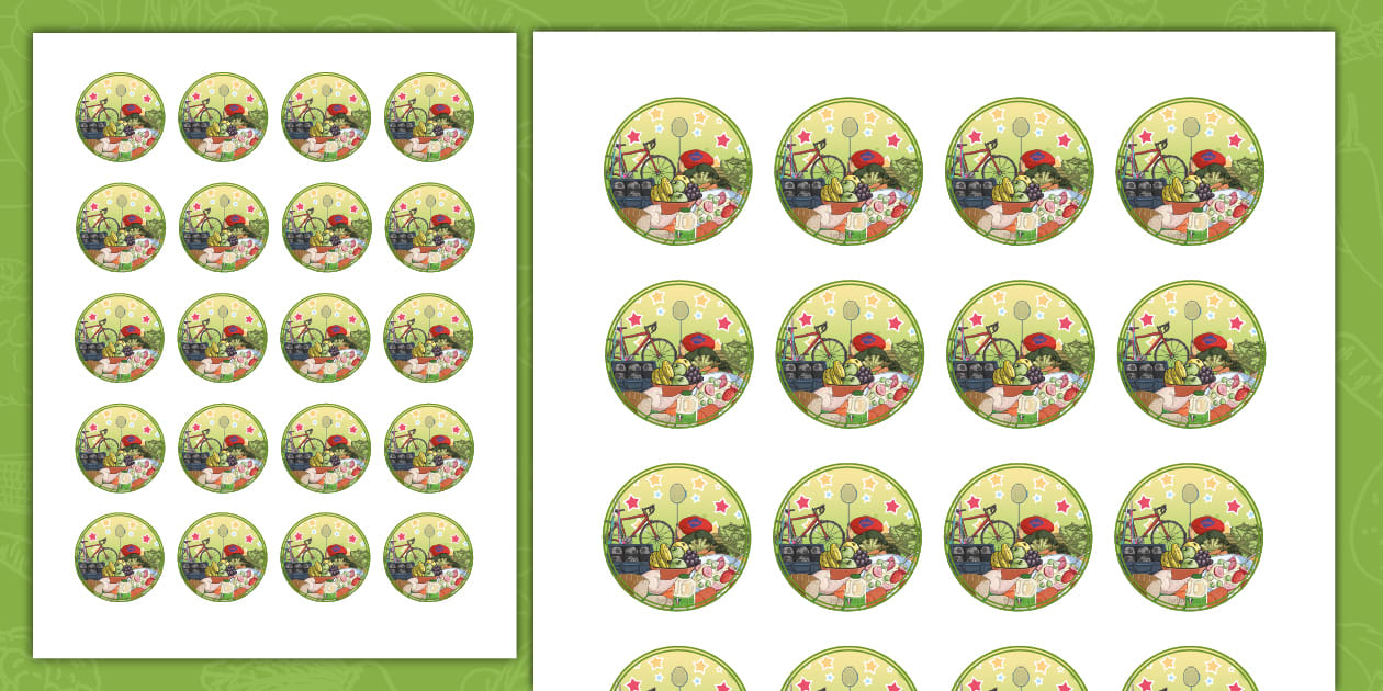 Philippine National Nutrition Month Stickers - Twinkl