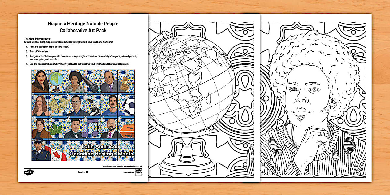 Remarkable Latin American Canadians Collaborative Art