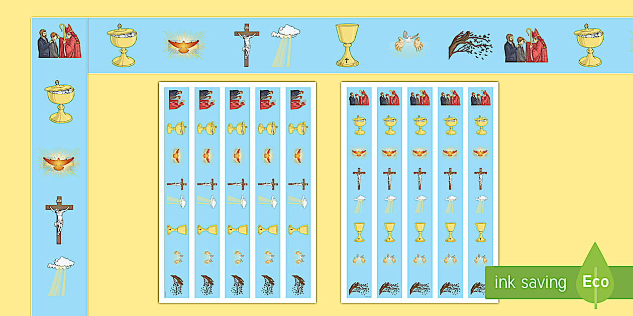 Confirmation Display Borders (teacher made) - Twinkl