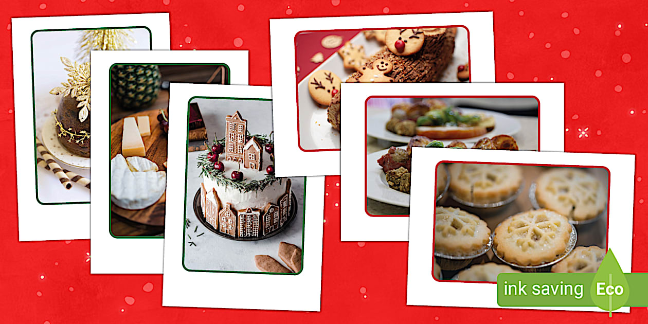 Christmas Foods Photo Pack (teacher made) - Twinkl