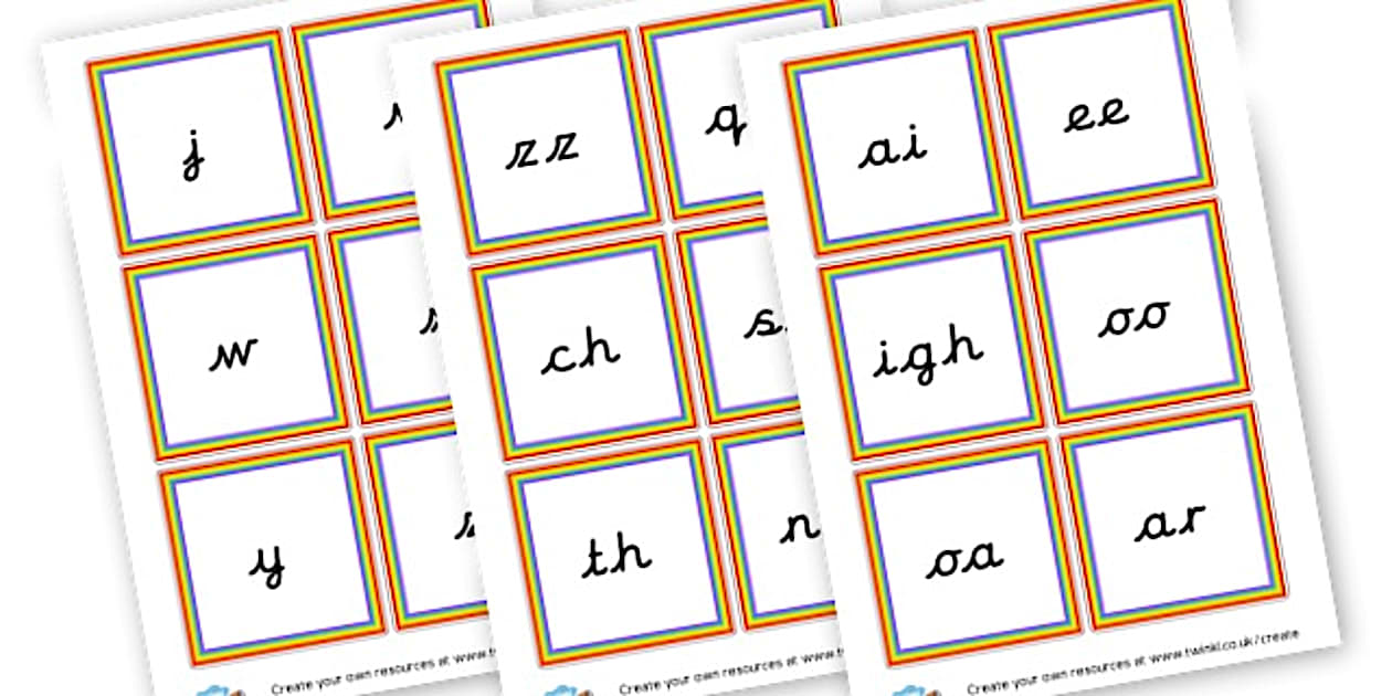 Phase Three Precursive Word Cards | Visual Aids - Twinkl