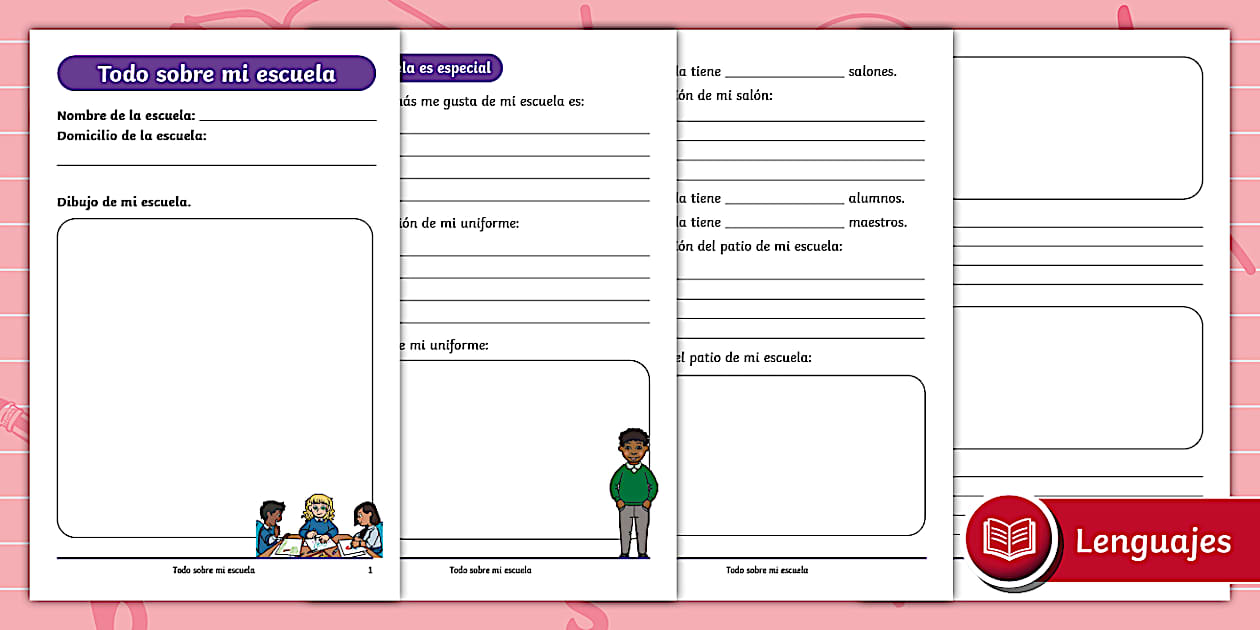 La escuela ideal - cuadernillo (Teacher-Made) - Twinkl