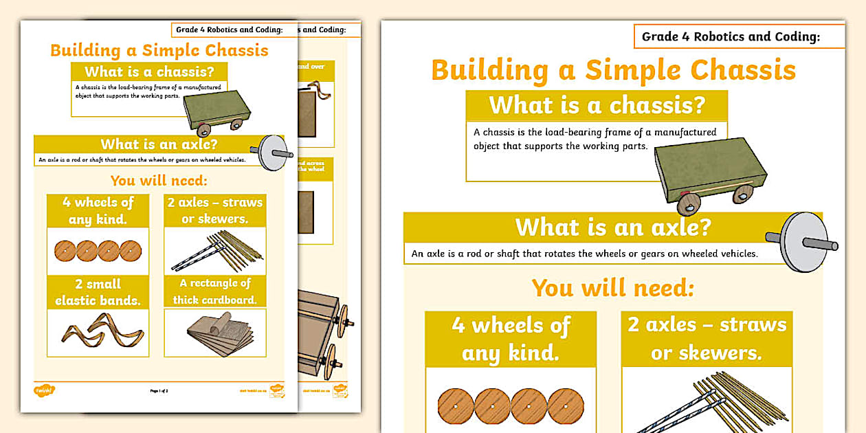 Robotics and Coding - Making a Chassis (professor feito)