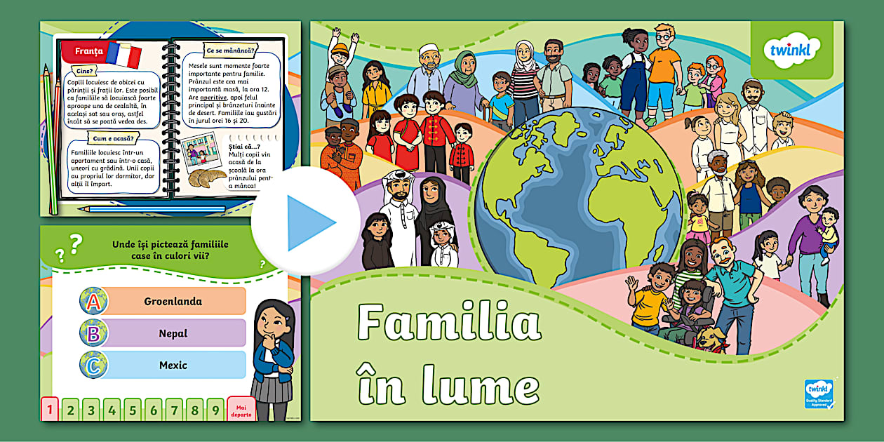 Familia - Prezentare PowerPoint | Twinkl România - Twinkl