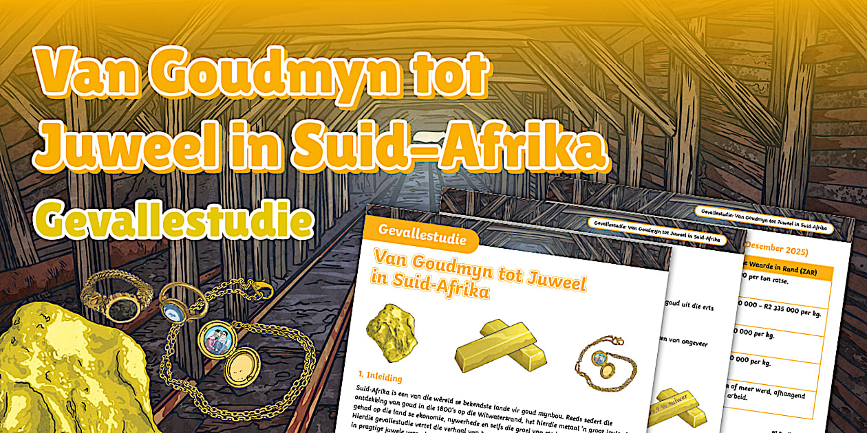 Graad 6 Geografie - Kwartaal 2 - Van Goudmyn tot Juweel in Suid-Afrika