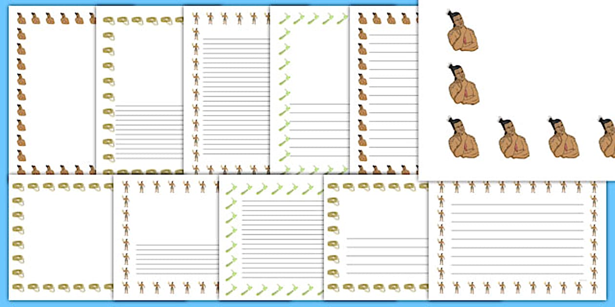 Editable Māui Stories Page Border Pack (professor feito)