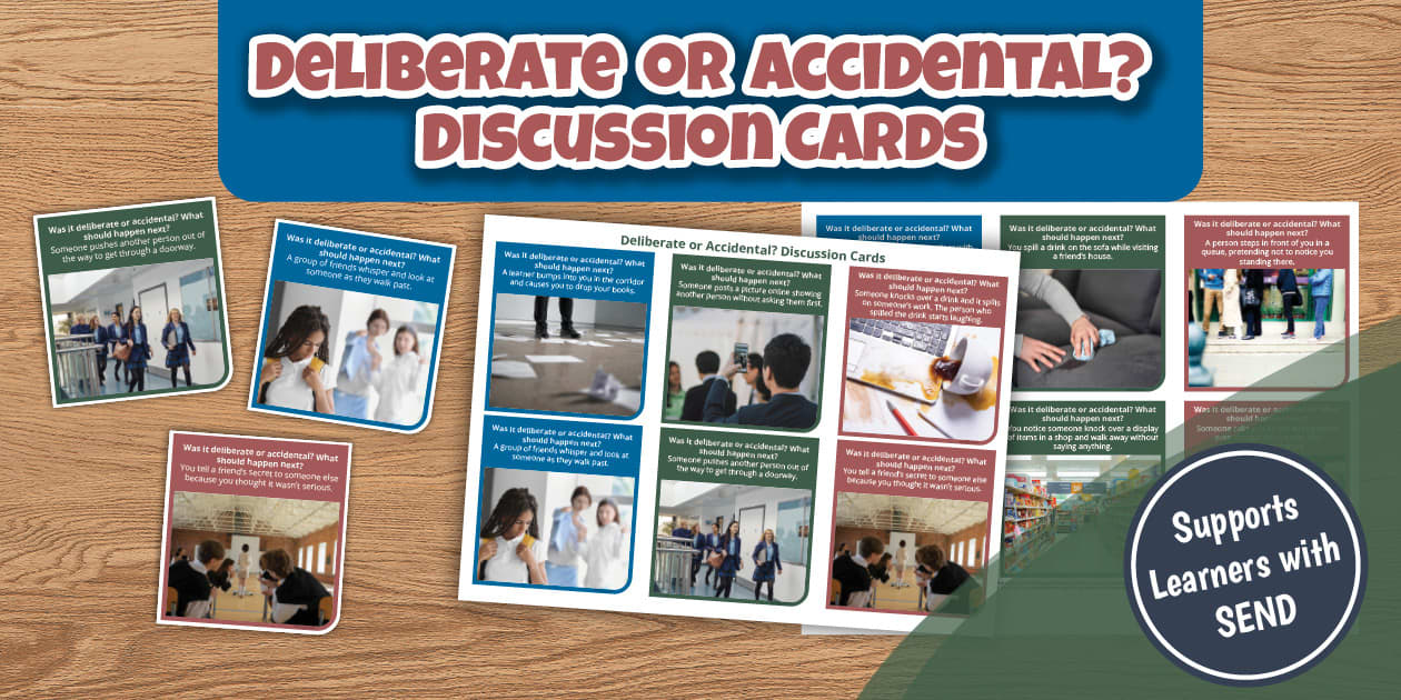 Older Learner Life Skills Deliberate or Accidental? Cards