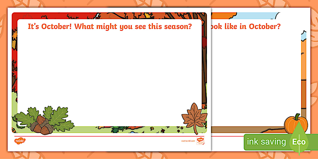 October Drawing Prompts | Art and Drawing | Twinkl | KS1