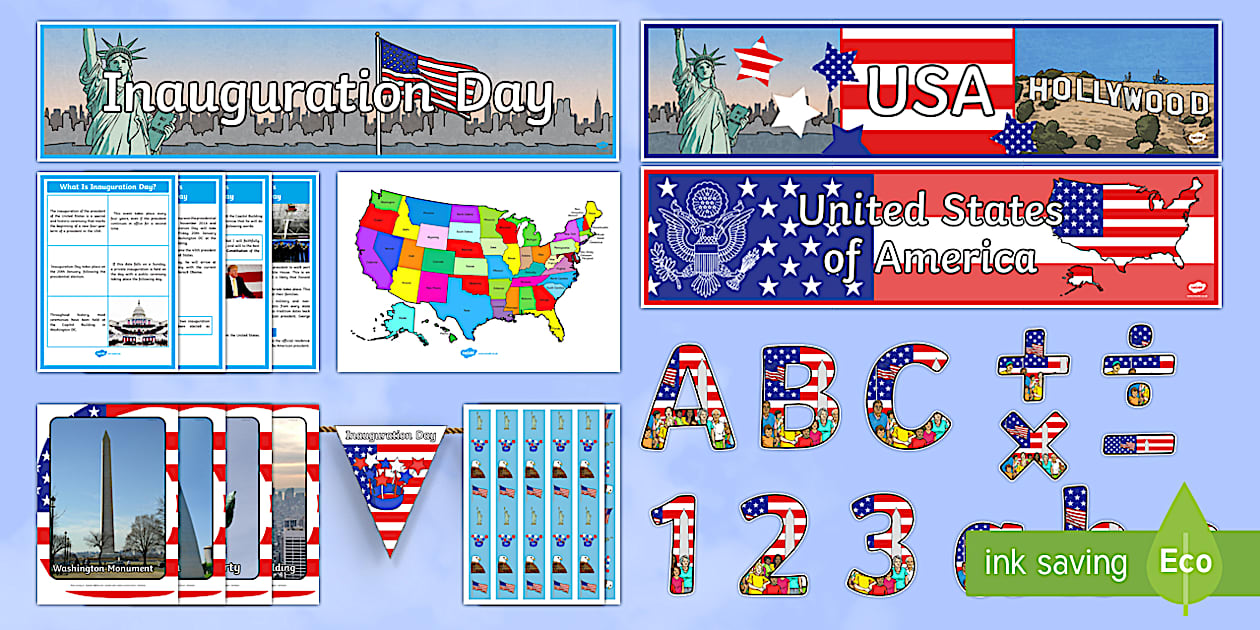 Inauguration Day Display Pack (teacher made) - Twinkl