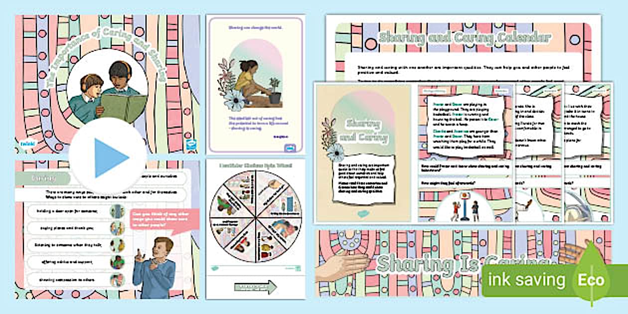 The Importance of Caring and Sharing - Whole School Pack