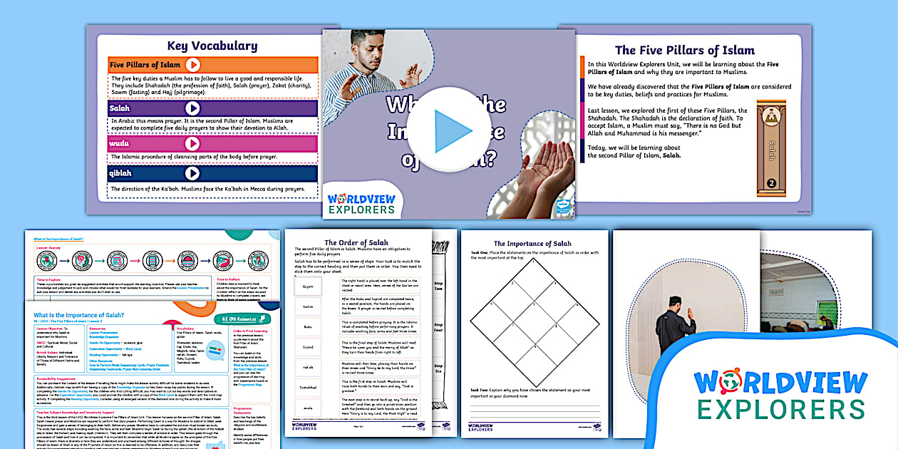RE: The Five Pillars of Islam: LKS2 Lesson Pack 3 - Twinkl