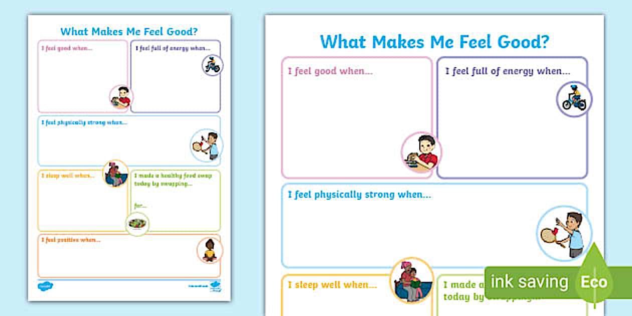 What Makes Me Feel Good? (teacher made) - Twinkl