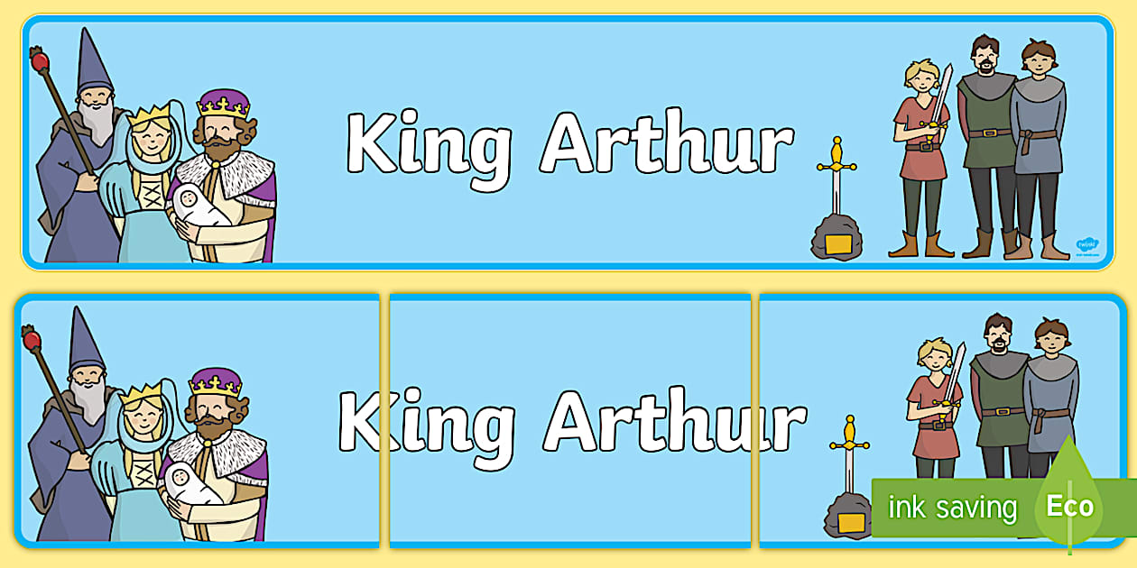 Beautiful King Arthur Display Banner (teacher-made) - Twinkl