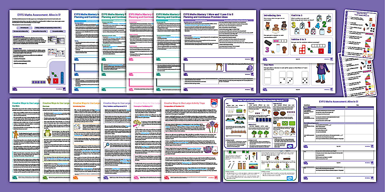 Alive in 5 Maths | White Rose Maths | Kindergarten Assessment Pack