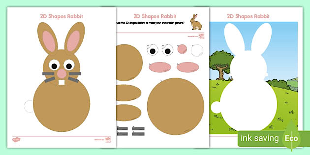 Rabbit Template | Craft Activities & Teaching Resources