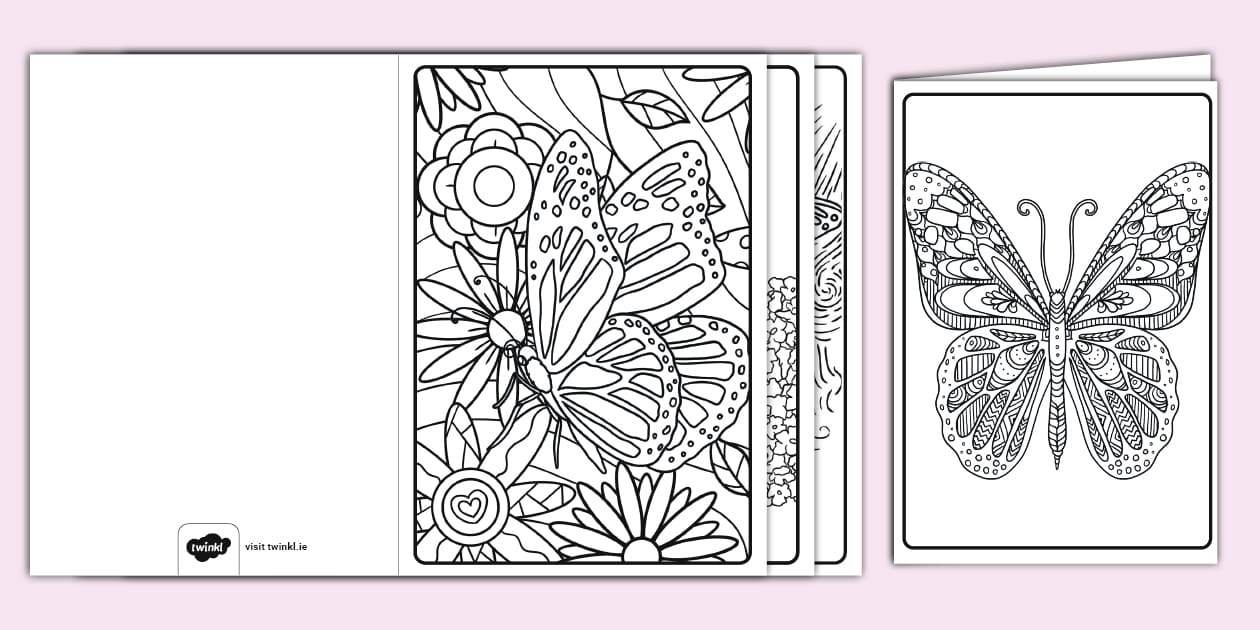 Butterfly-Themed Greetings Cards