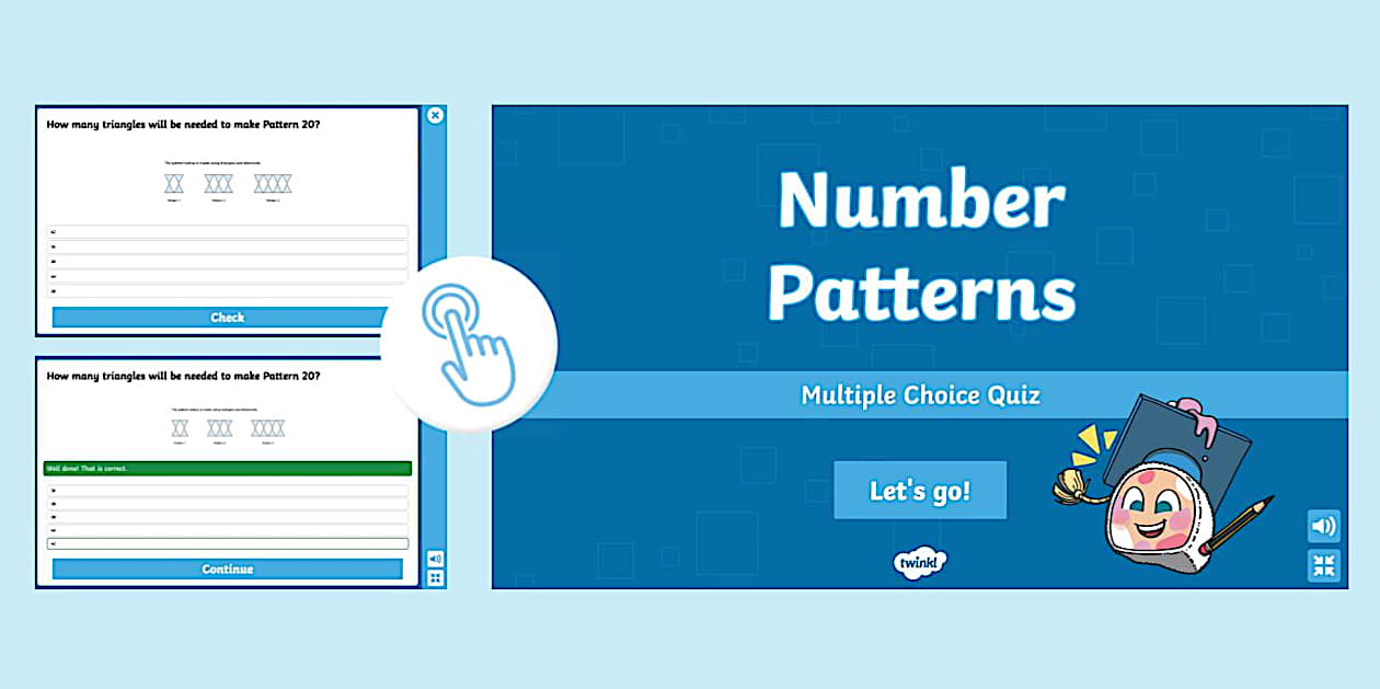 Twinkl Transfer Number Patterns Interactive Test