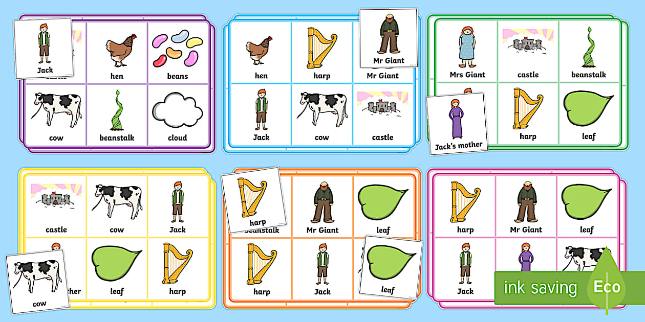 Jack and the Beanstalk Bingo (teacher made) - Twinkl