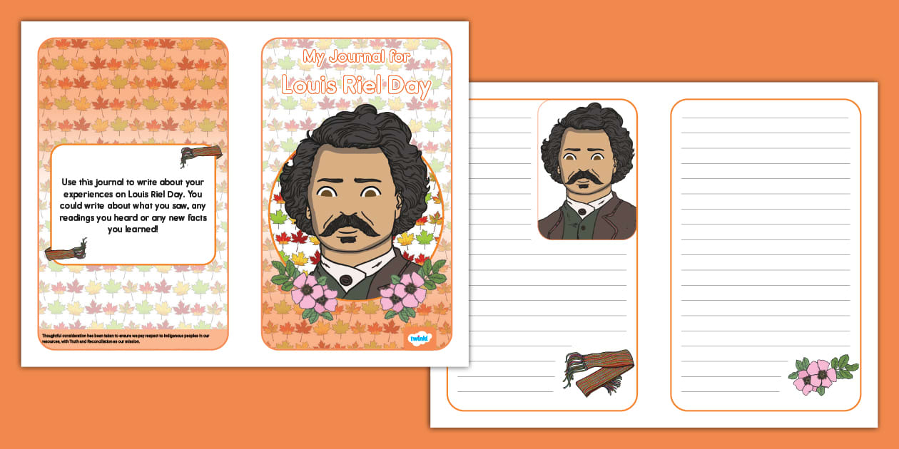 My Journal for Louis Riel Day Writing Frame