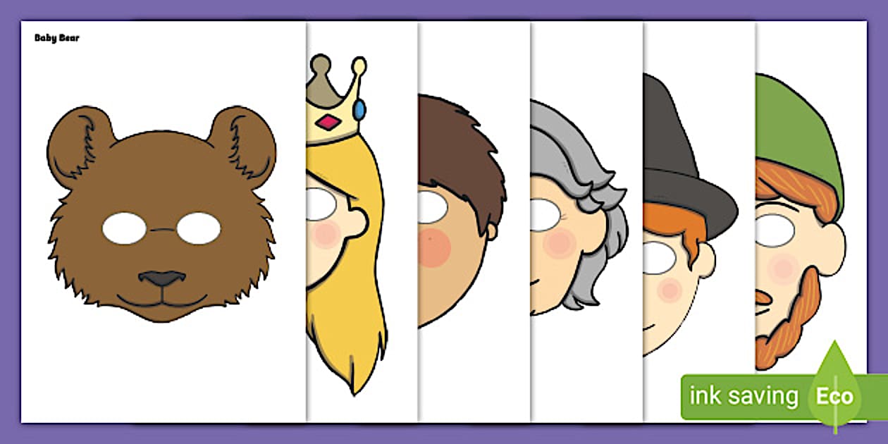 I Spy Story Time Role-Play Masks (teacher made) - Twinkl