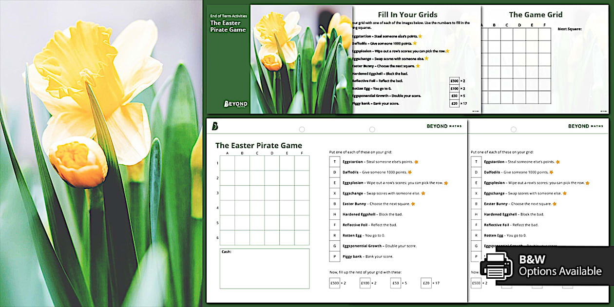 👉 The Easter Pirate Game (teacher made) - Twinkl