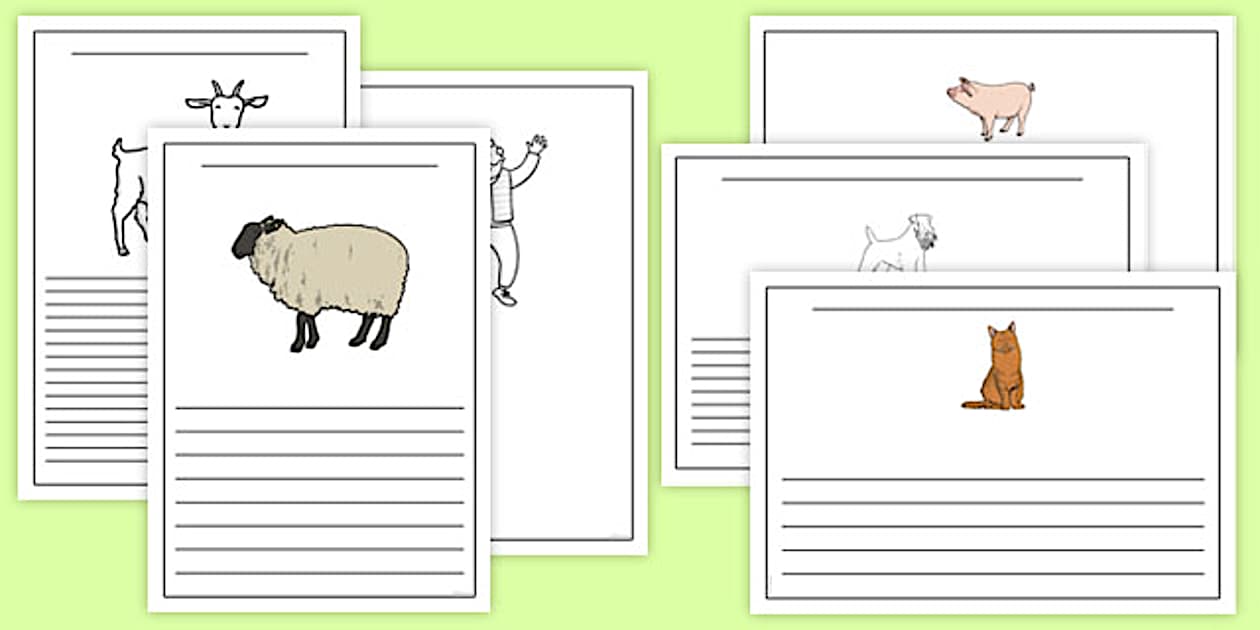 Editable A Special Outing Writing Frames (teacher made)