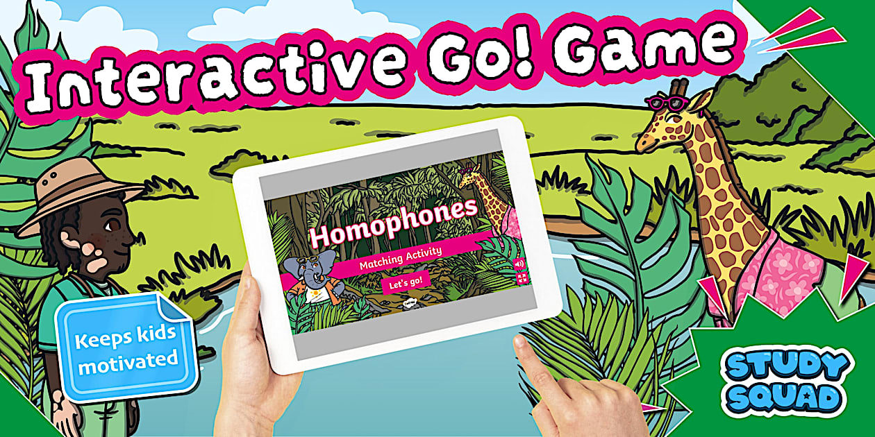 KS1 English Homophones Matching Game