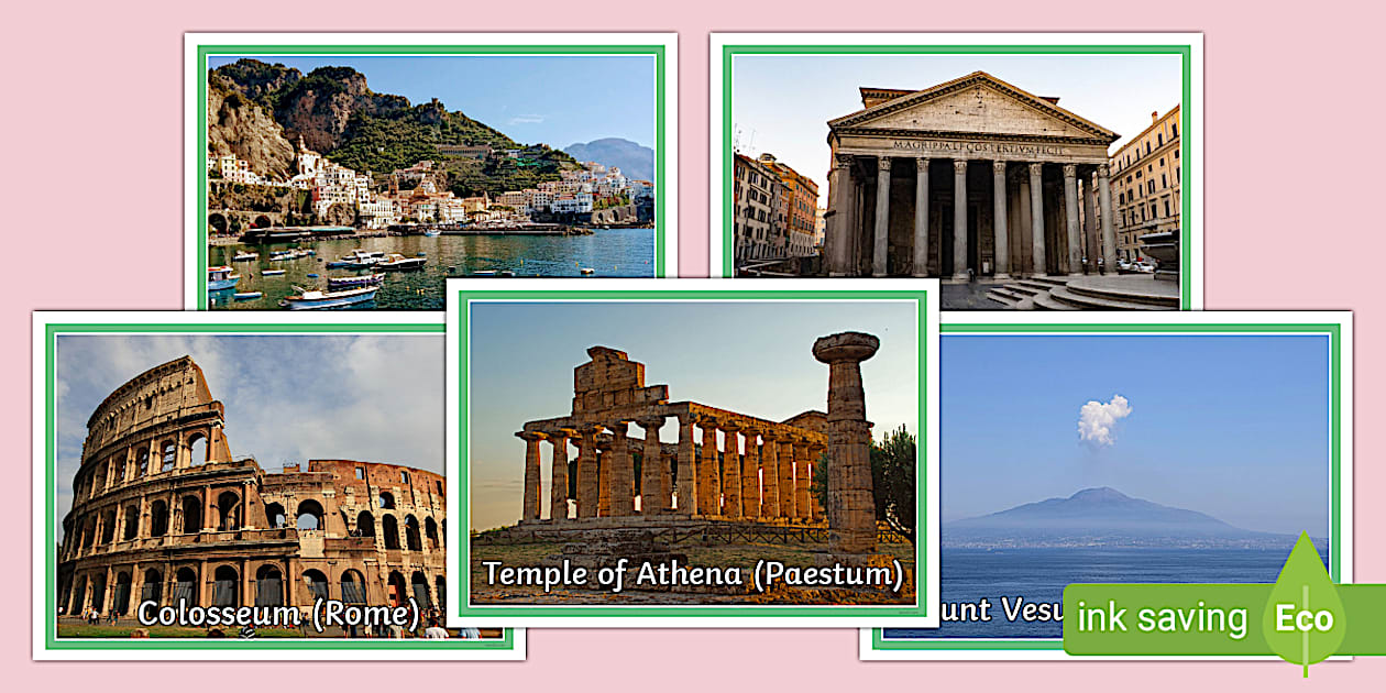 Italian Landmarks Display Photos,Italian buildings - Twinkl