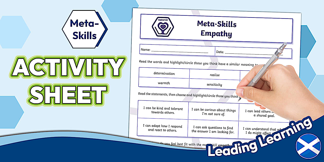Meta-Skills Self-Assessment - Empathy Activity Sheet