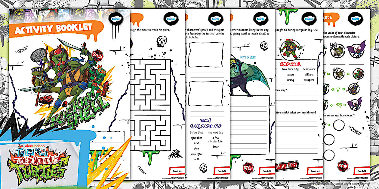 FREE! - Teenage Mutant Ninja Turtles Activity Book | Paramount