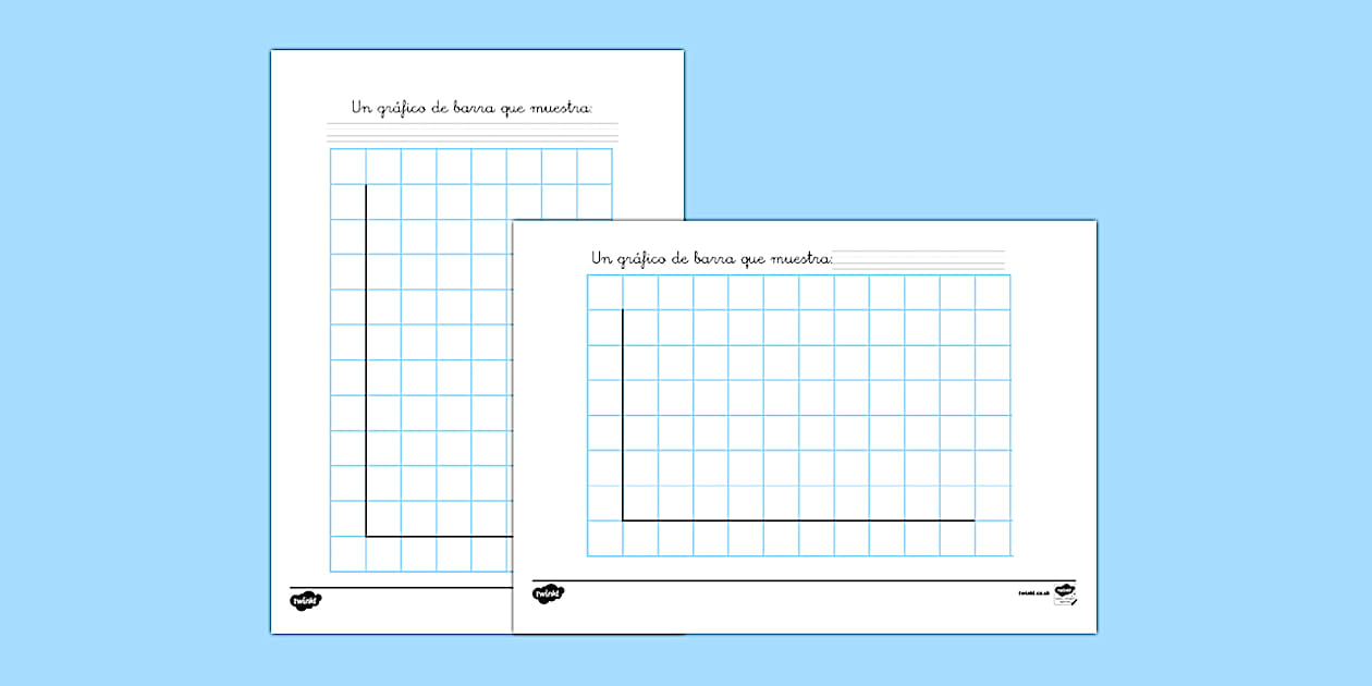 Plantilla de gráficos de barra (teacher made) - Twinkl