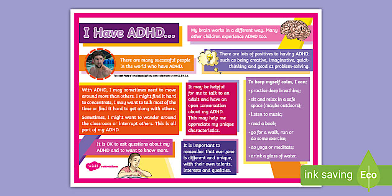 ADHD Infographic for Teachers - Inclusive Resources - Twinkl