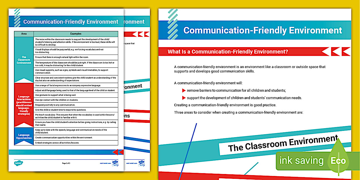 Creating a Total Communication Environment Adult Guidance