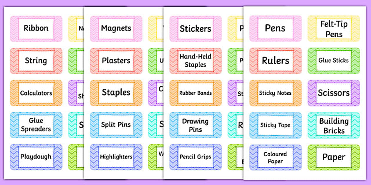Editable Teacher Toolkit Tote Tray Labels - Twinkl