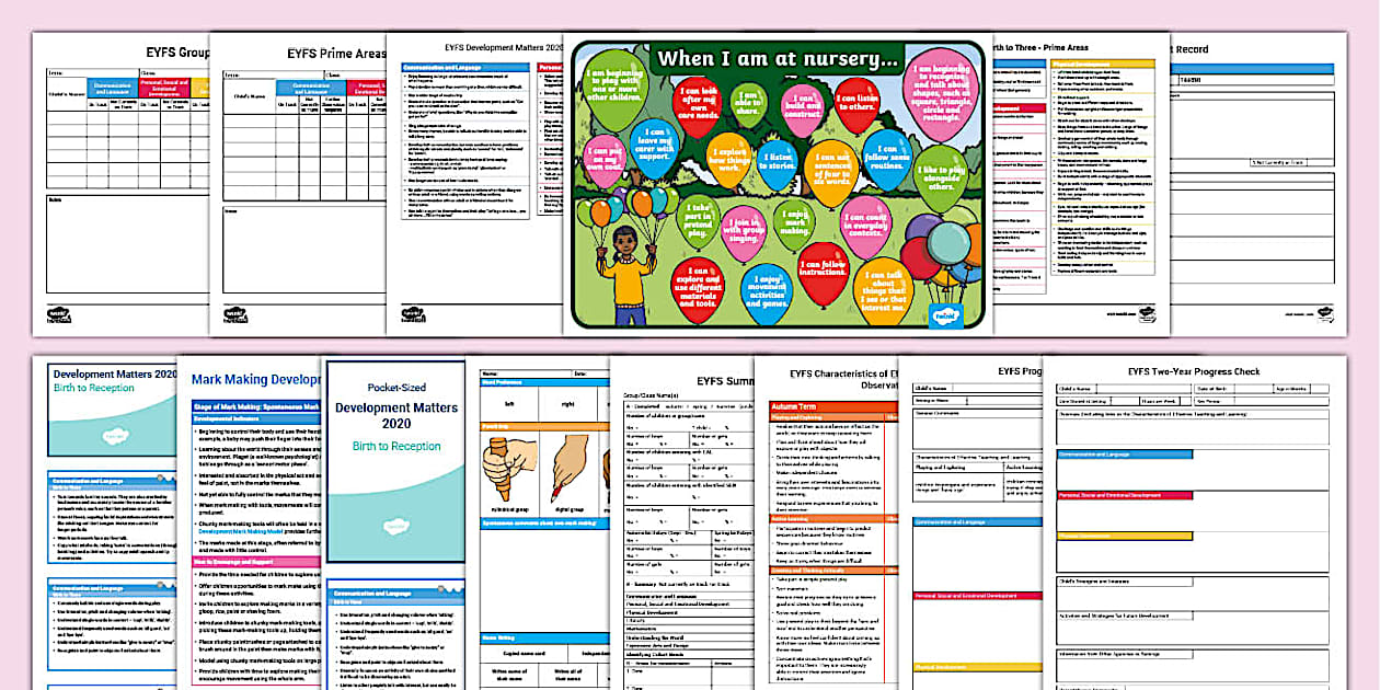 EYFS Nursery Assessment Pack (New EYFS 2021) (teacher made)