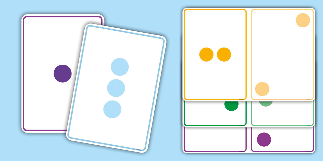 👉 Subitising 1-3 Coloured Dot Cards | Twinkl - Twinkl