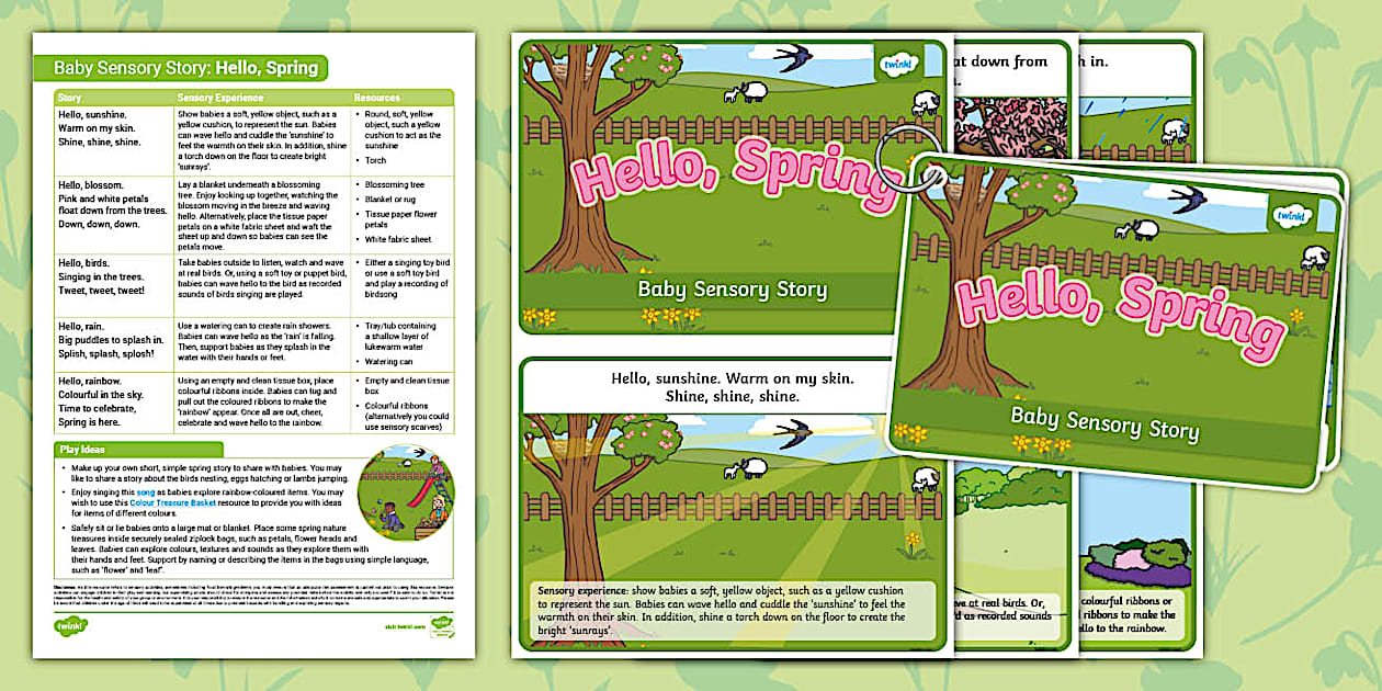 Baby Sensory Story: Hello, Spring | Twinkl - Twinkl
